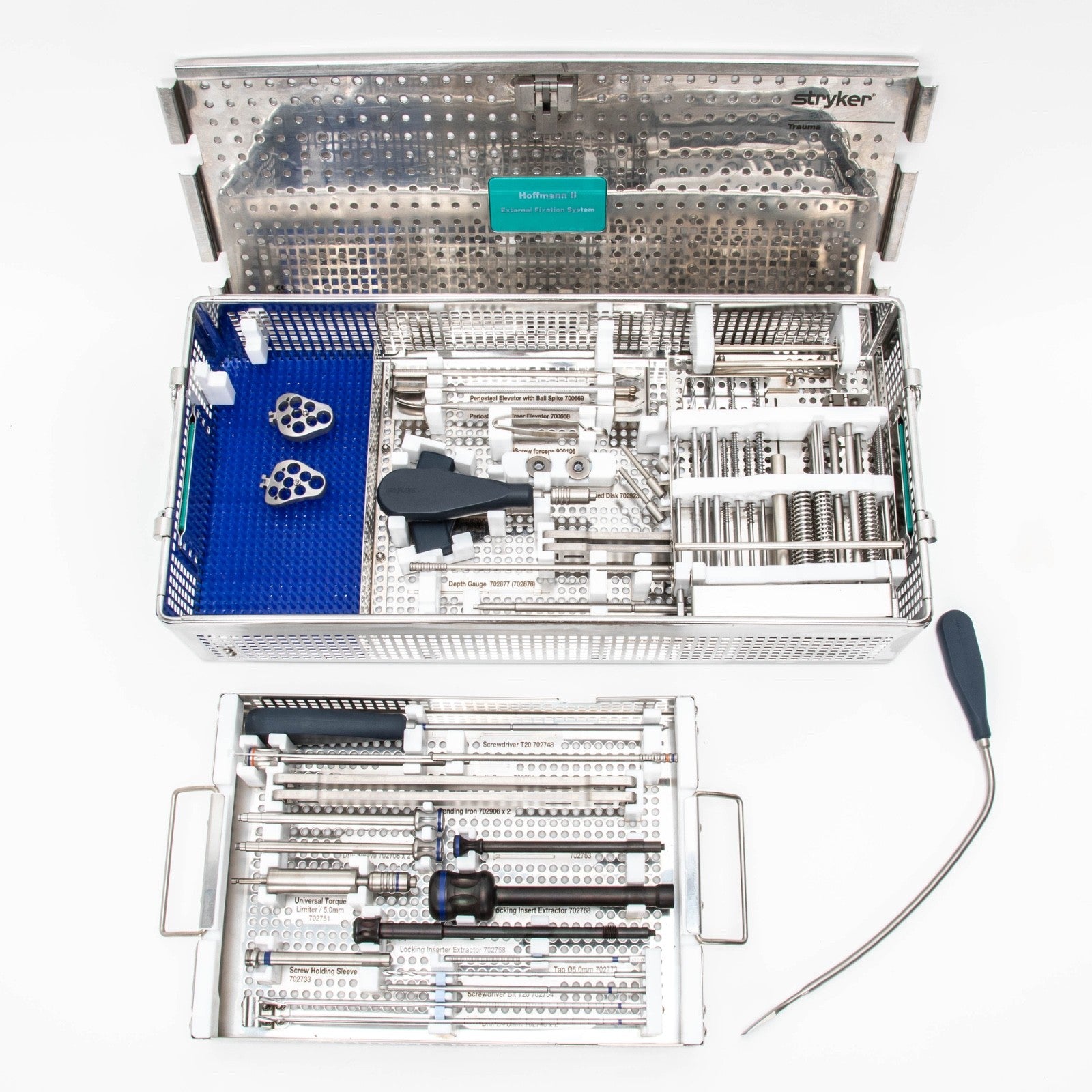 Stryker AxSOS Locking Plate System, Basic Fragment Instrument Tray 902 ...