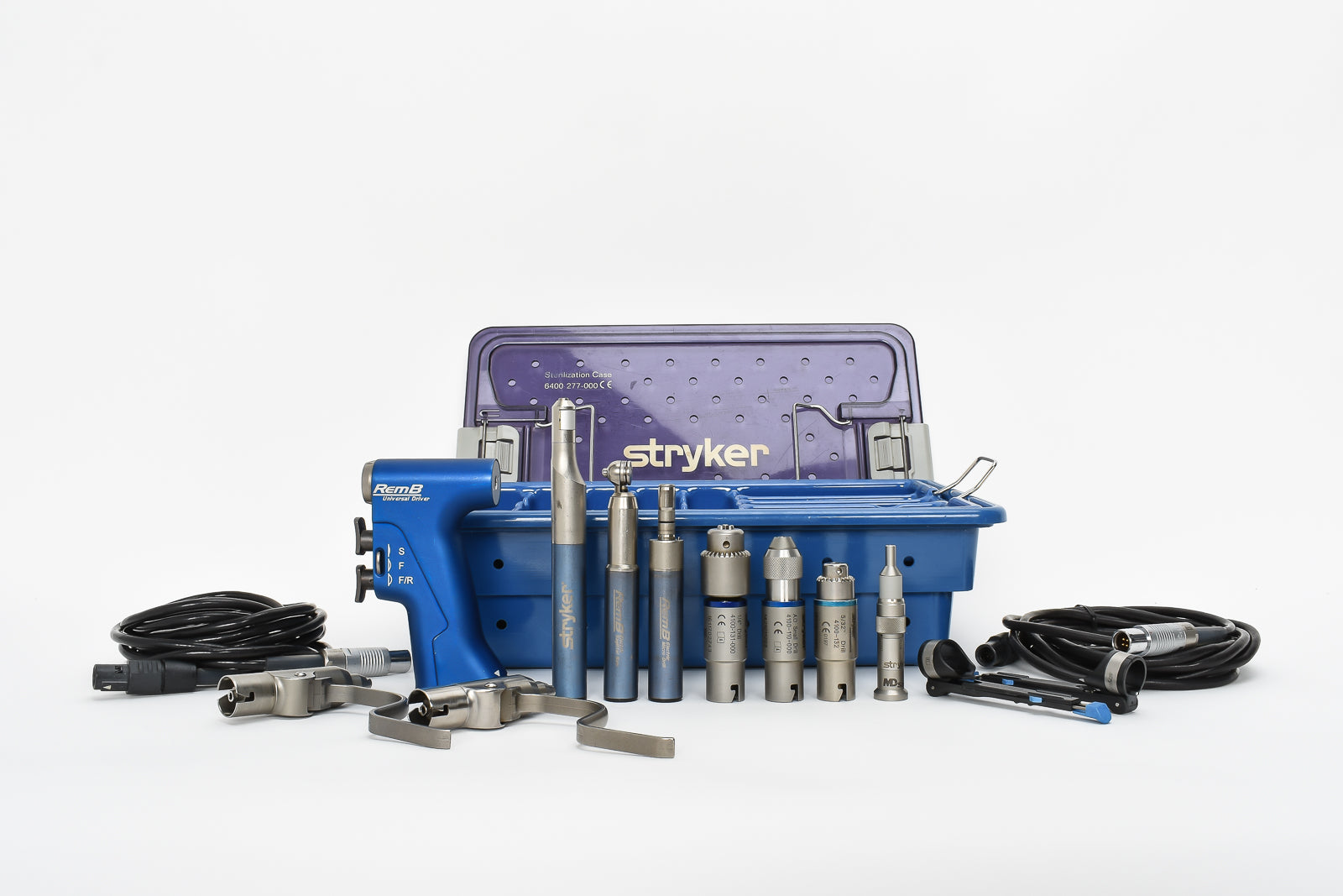 Stryker RemB Driver Micro Drill Sag Osc Recip Saw Complete Instrument ...