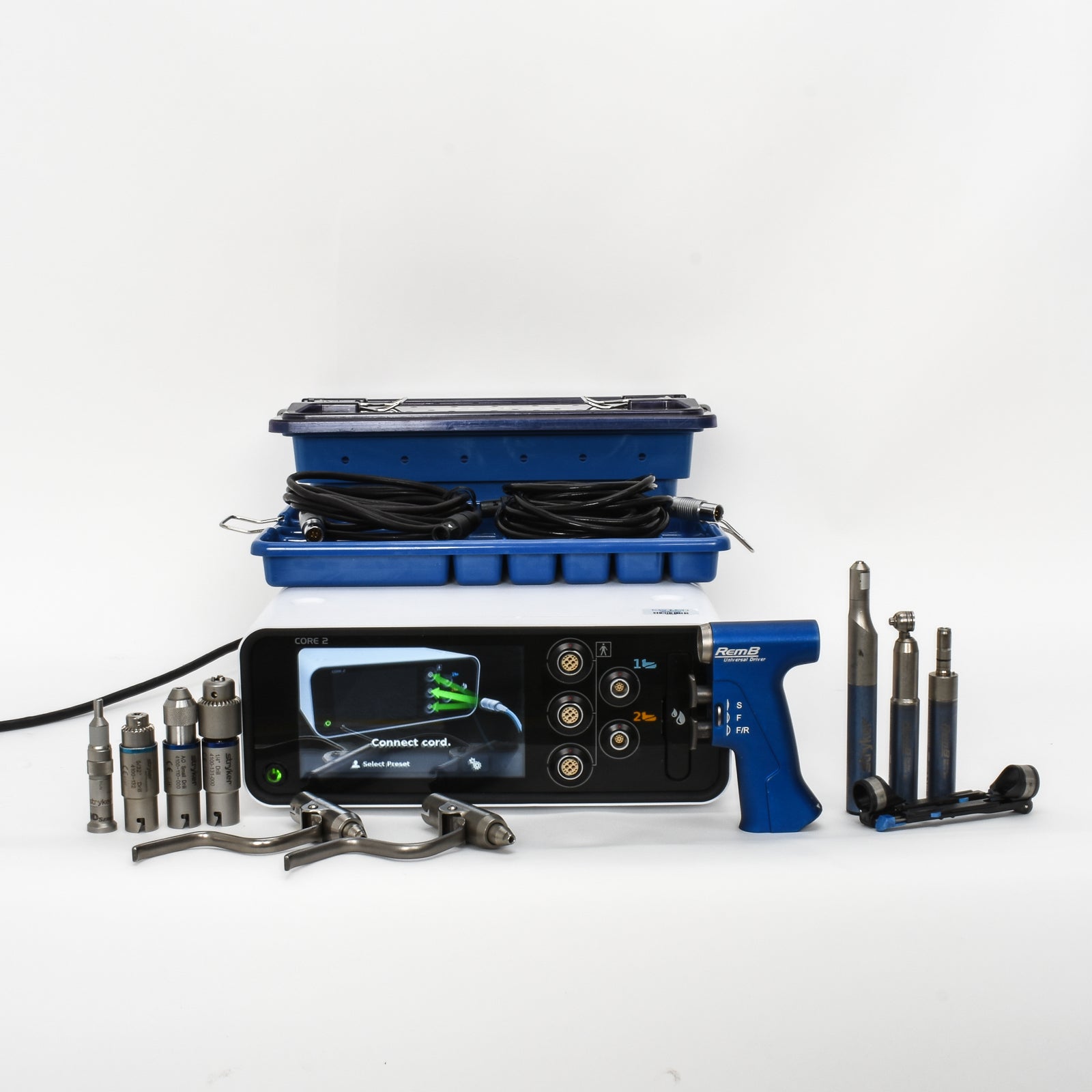 Stryker CORE 2 Console with RemB Driver Micro Drill Sag Osc Recip Saw ...