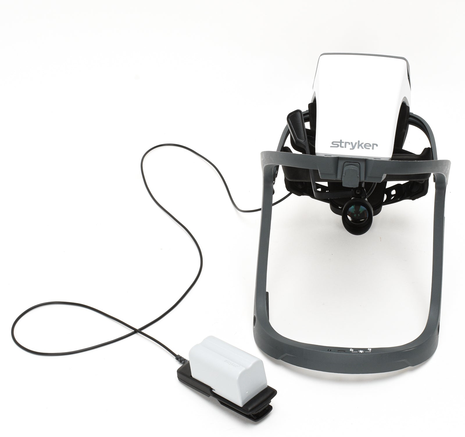 Stryker 416-610-000 T7 Surgical Helmet With LED Light; Power Pack 0408 ...