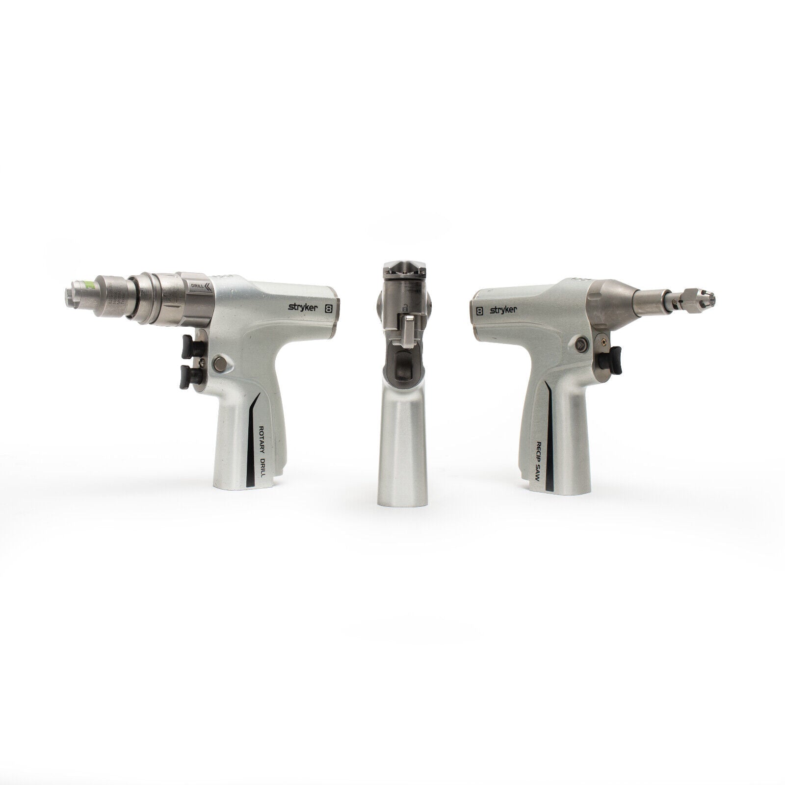 Stryker System 8 Large Bone Drill Set - Charger and (4) Batteries Incl ...