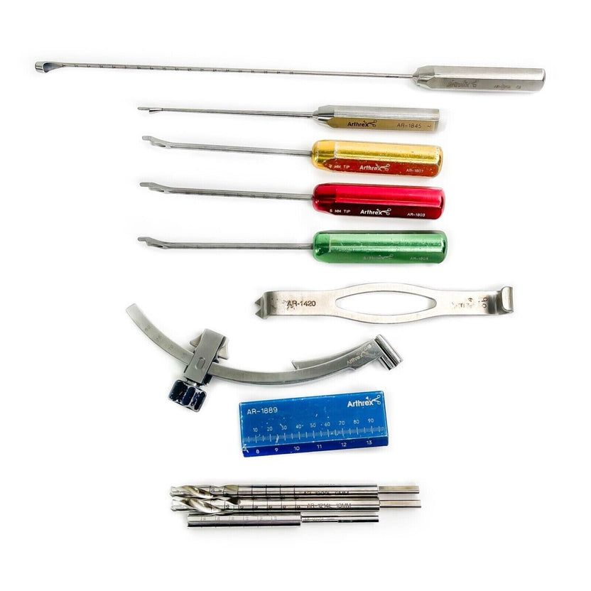 Acufex Mitek Arthrex Linvatec Endo Corp Sythes ACL Drill Guide Set 013 ...