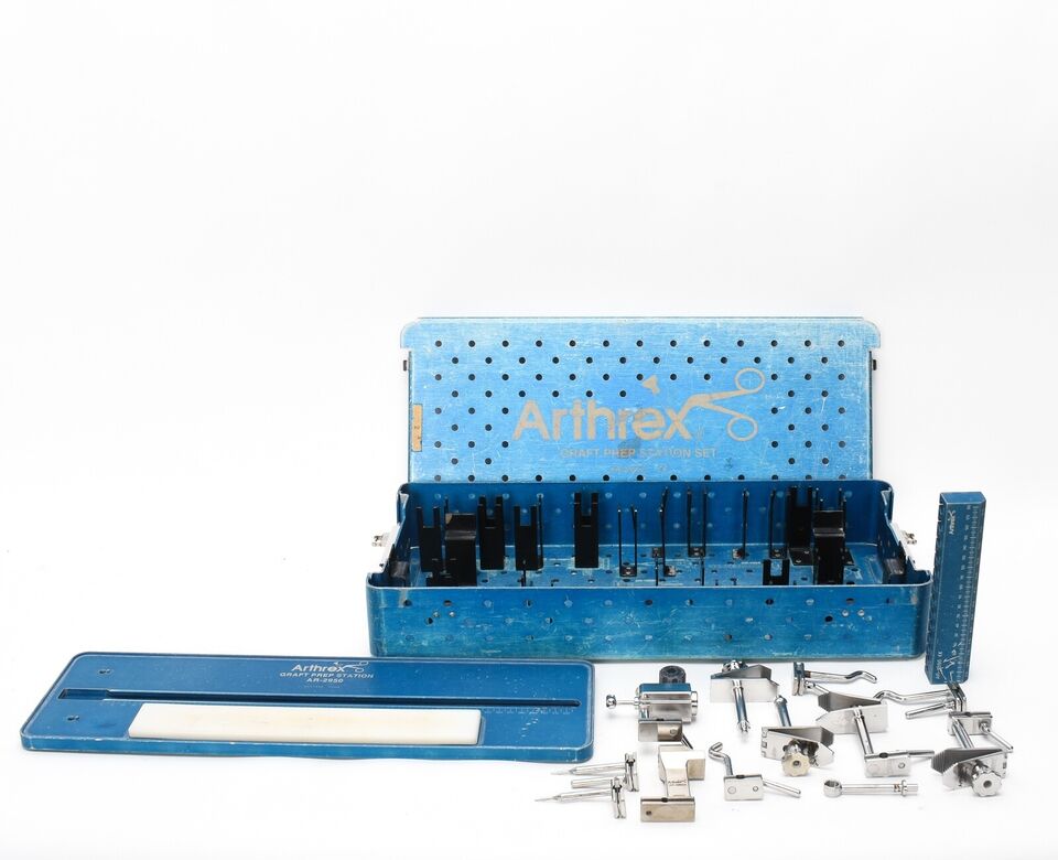 Arthrex Graft Prep Station Set AR-2950 AR-1886 AR-2951-2 AR-1967A ...